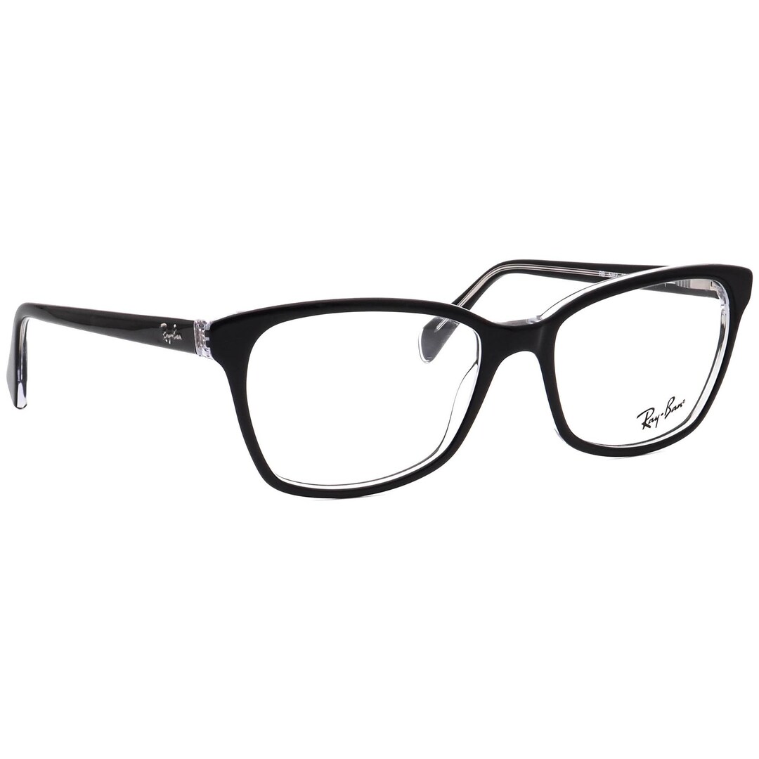 Ray-ban Women's Eyeglasses RB 5362 2034 Polished Black Semi Butterfly ...