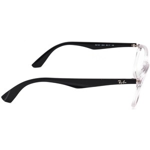 Ray-ban Eyeglasses RB 7047 5943 Crystal Transparent/ Black Square Frame ...