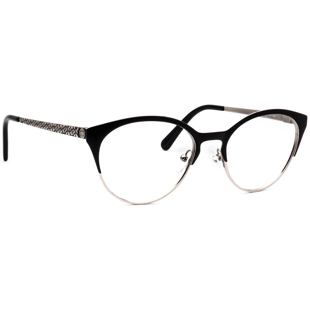 Tory Burch Women's Eyeglasses TY 1041 3035 Matte Black/gunmetal Panto ...