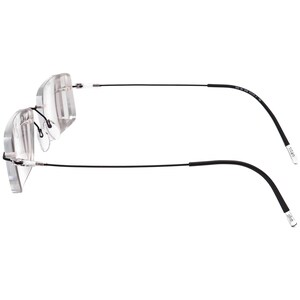Silhouette Eyeglasses 5500 BH 9140 Dynamics Colorwave Black/clear ...