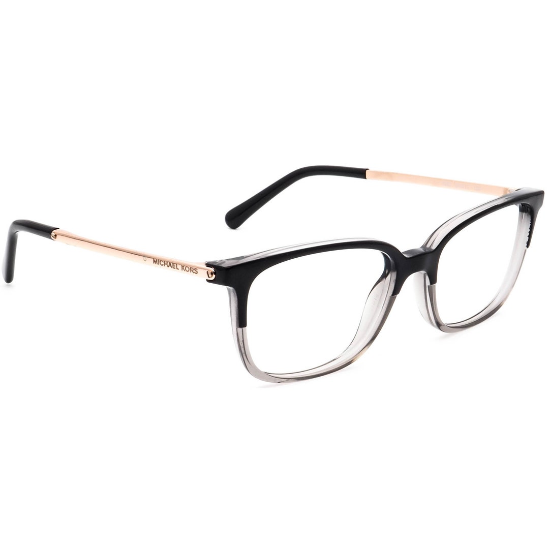 Michael Kors Eyeglasses MK 4047 (bly) 3280 Black&gray/rose Gold Frame ...