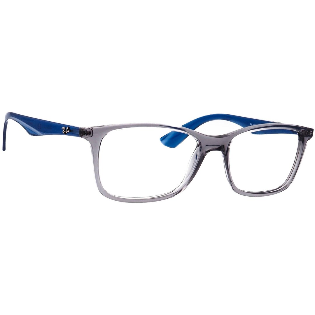 Ray-ban Eyeglasses RB 7047 5769 Transparent Gray/blue Square Frame 5617 ...