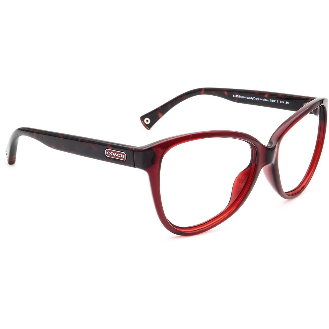 Coach Sunglasses Frame Only HC8074 (L065 Robyn) 5147 Burgundy/dark ...
