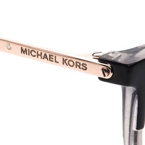 Michael Kors Eyeglasses MK 4047 (bly) 3280 Black&gray/rose Gold Frame ...