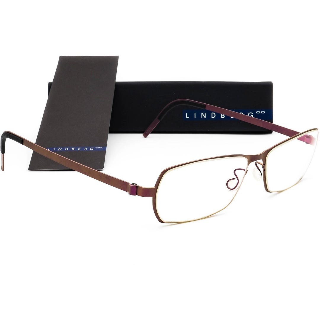 Lindberg Eyeglasses No.099/4c31 9508 Col. 113 Strip Titanium Half Rim ...
