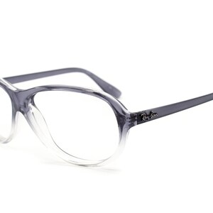 Ray-ban Sunglasses Frame Only RB 4153 818 Gray Clear Fade Oval Italy 62 ...