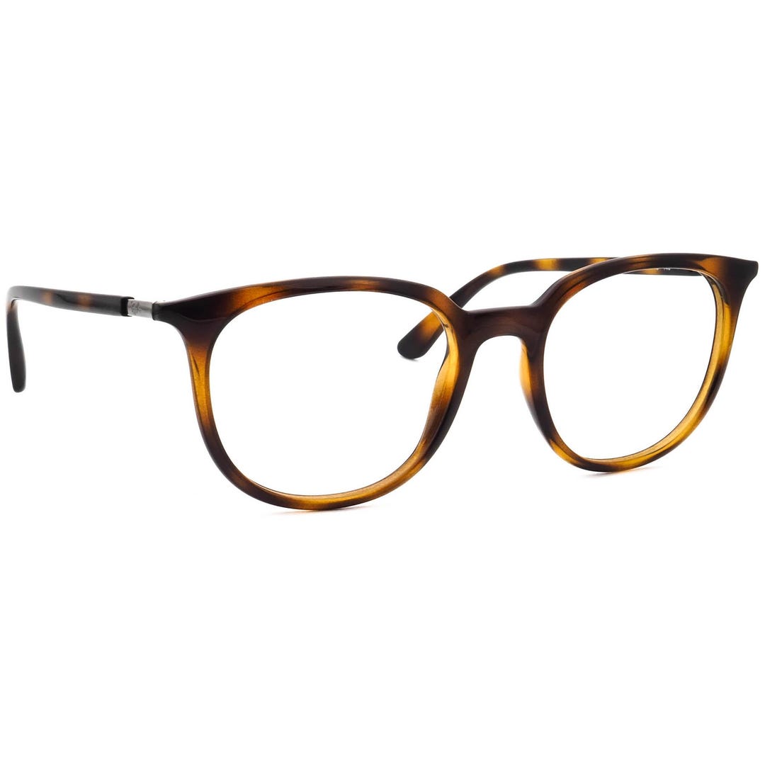Ray-ban Eyeglasses RB 7190 2012 Polished Havana Rounded Square Frame 51 ...