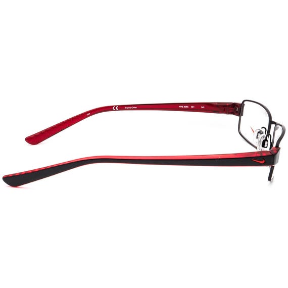 Nike Men's Eyeglasses 8065 001 Polished Black/Red Rec… - Gem