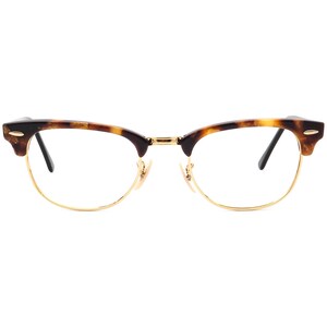 Ray-ban Eyeglasses RB 5154 5494 Brown Havana/gold Square Frame 49[]21 ...