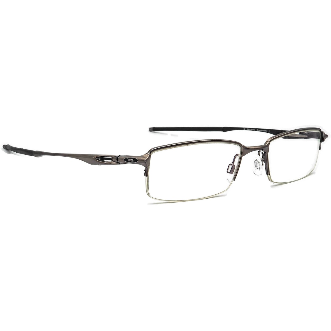 Oakley Eyeglasses OX3119-0453 Halfshock Brushed Chrome Half Rim Metal ...
