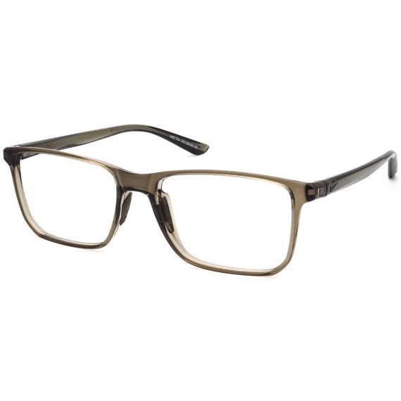 Nike Men's Eyeglasses 7034 303 Transparent Cargo Khak… - Gem