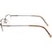 Ray-ban Eyeglasses RB 1002T Titanium 3012 Light Brown Half Rim Frame 45 ...