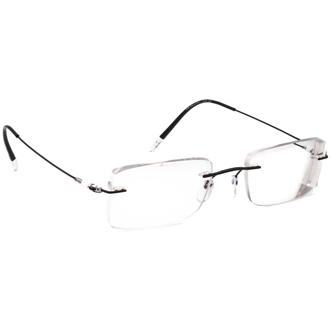 Silhouette Eyeglasses 5500 BH 9140 Dynamics Colorwave Black/clear ...