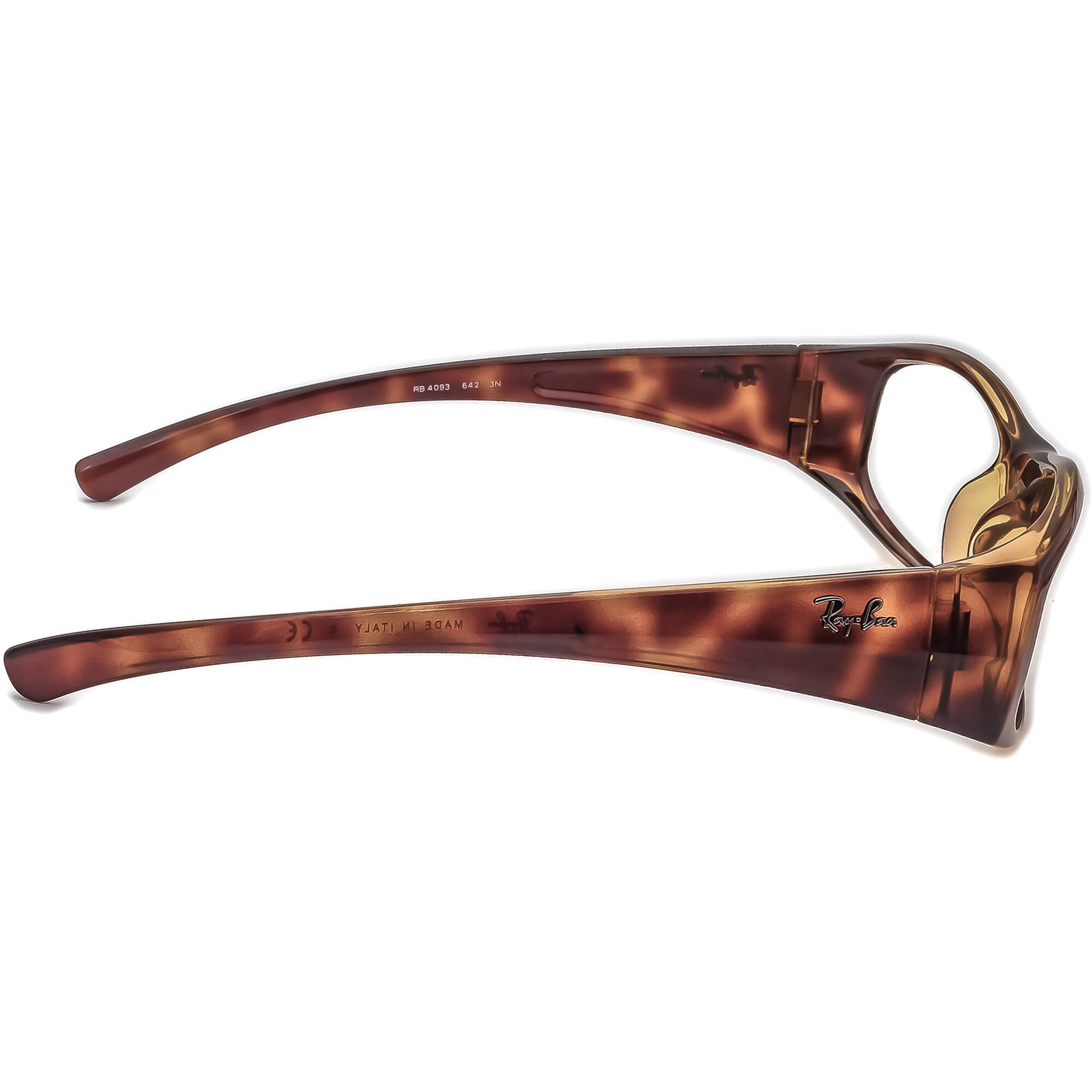 Ray-Ban Sunglasses Frame Only RB 4093 642 Tortoise Wrap Italy | Etsy
