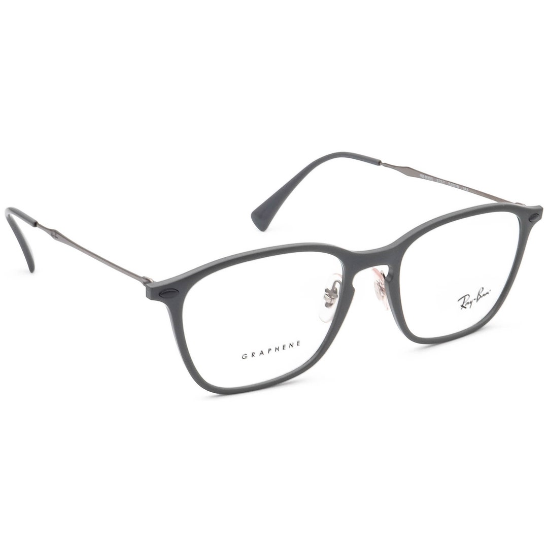 Ray-ban Eyeglasses RB 8955 5757 Graphene Grey/gunmetal Square Frame ...