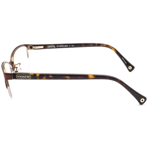 Coach Eyeglasses HC5046 Leigh 9155 Satin Brown/Dark T… - Gem