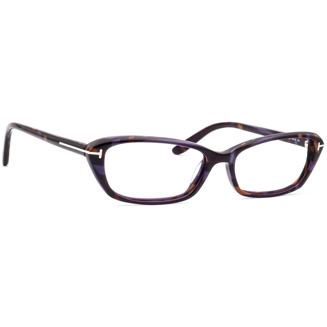 Tom Ford Women's Eyeglasses TF 5159 083 Violet Havana Semi Cat Eye ...