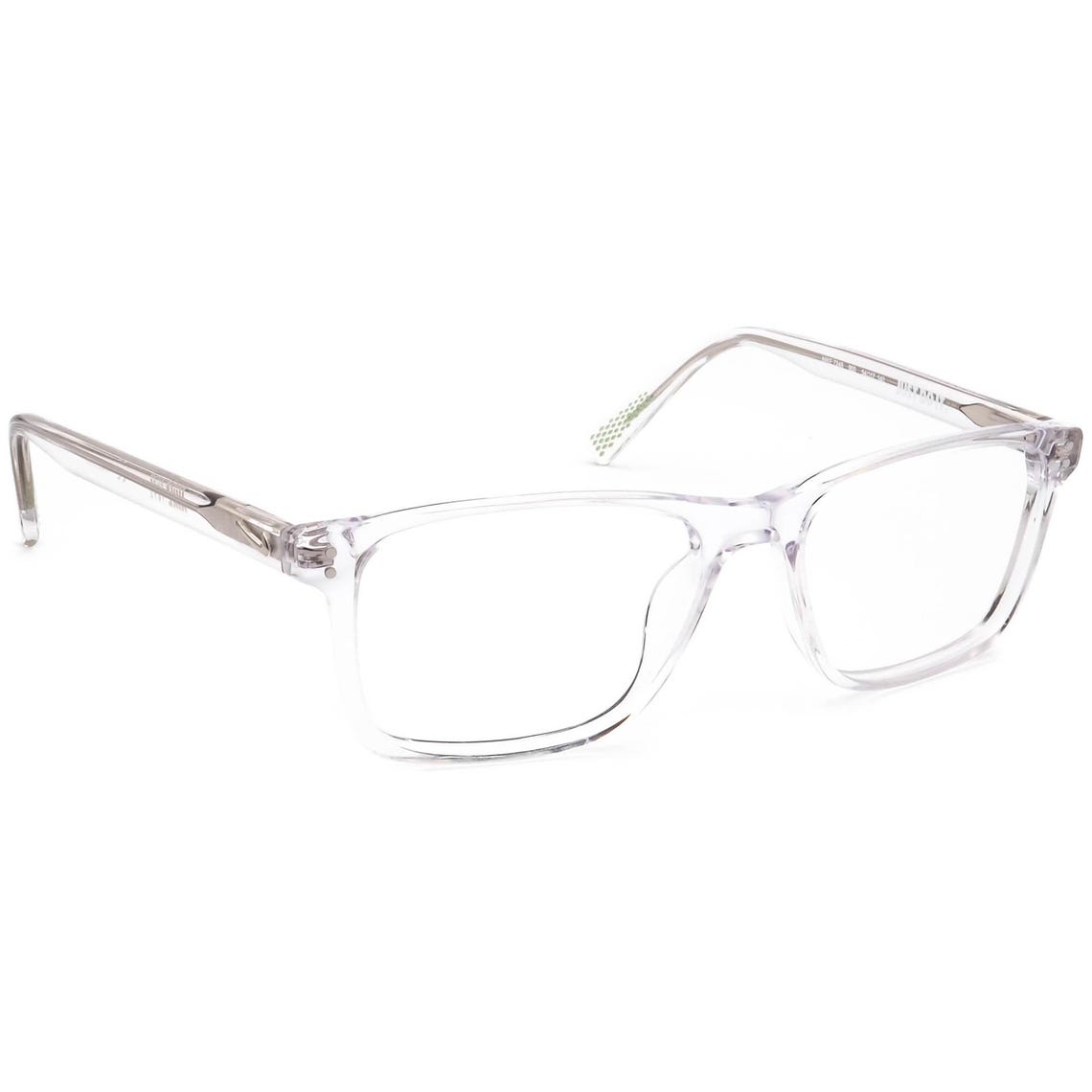Nike Men's Eyeglasses 7246 900 Crystal Clear Square Frame 54[]17 140 - Etsy