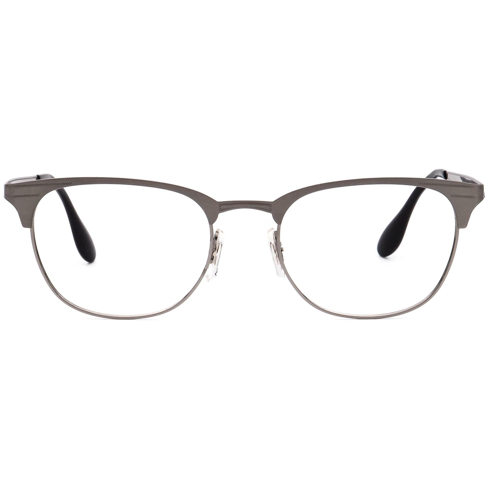 Ray-ban Eyeglasses RB 6346 2553 Polished Gunmetal Square Frame Italy 52 ...