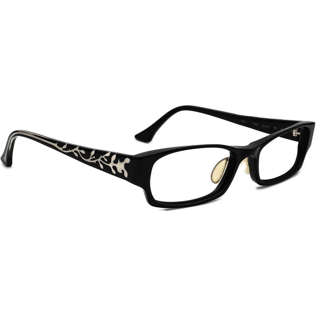 Prodesign Denmark Eyeglasses 5607 1 C.6032 Black Rectangular Frame 52 ...