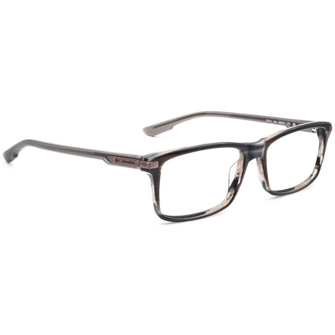 Columbia Men's Eyeglasses C8010 024 Grey Horn Rectangular Frame 58[]17 ...