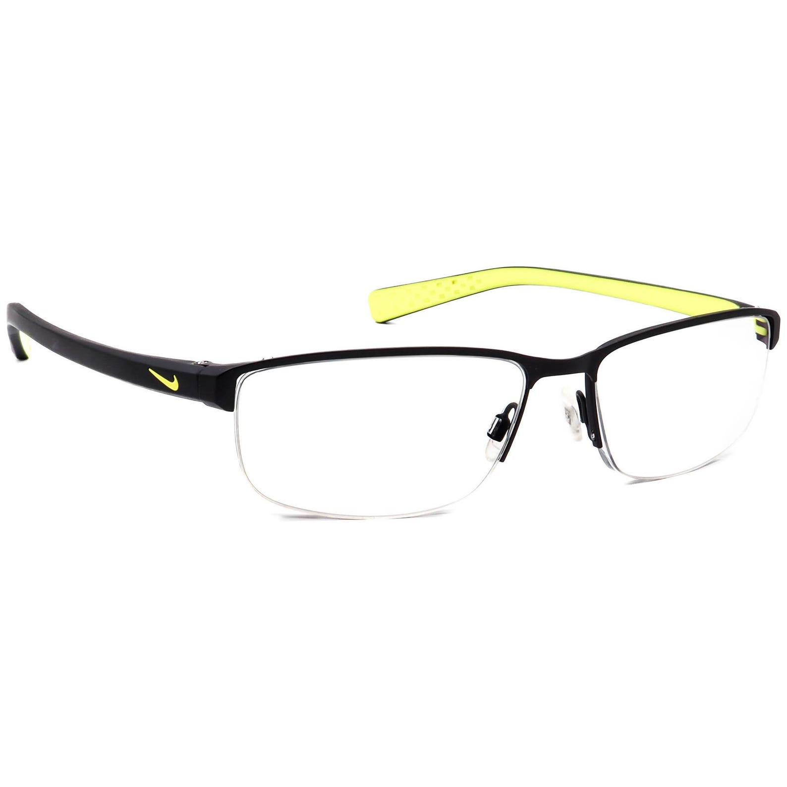 Nike Men's Eyeglasses 8098 015 Matte Black Half Rim Frame 5616 140 - Etsy