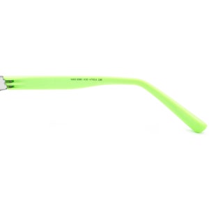 Nike Junior Eyeglasses 5090 030 Matte Transparent Gray/lime Green ...