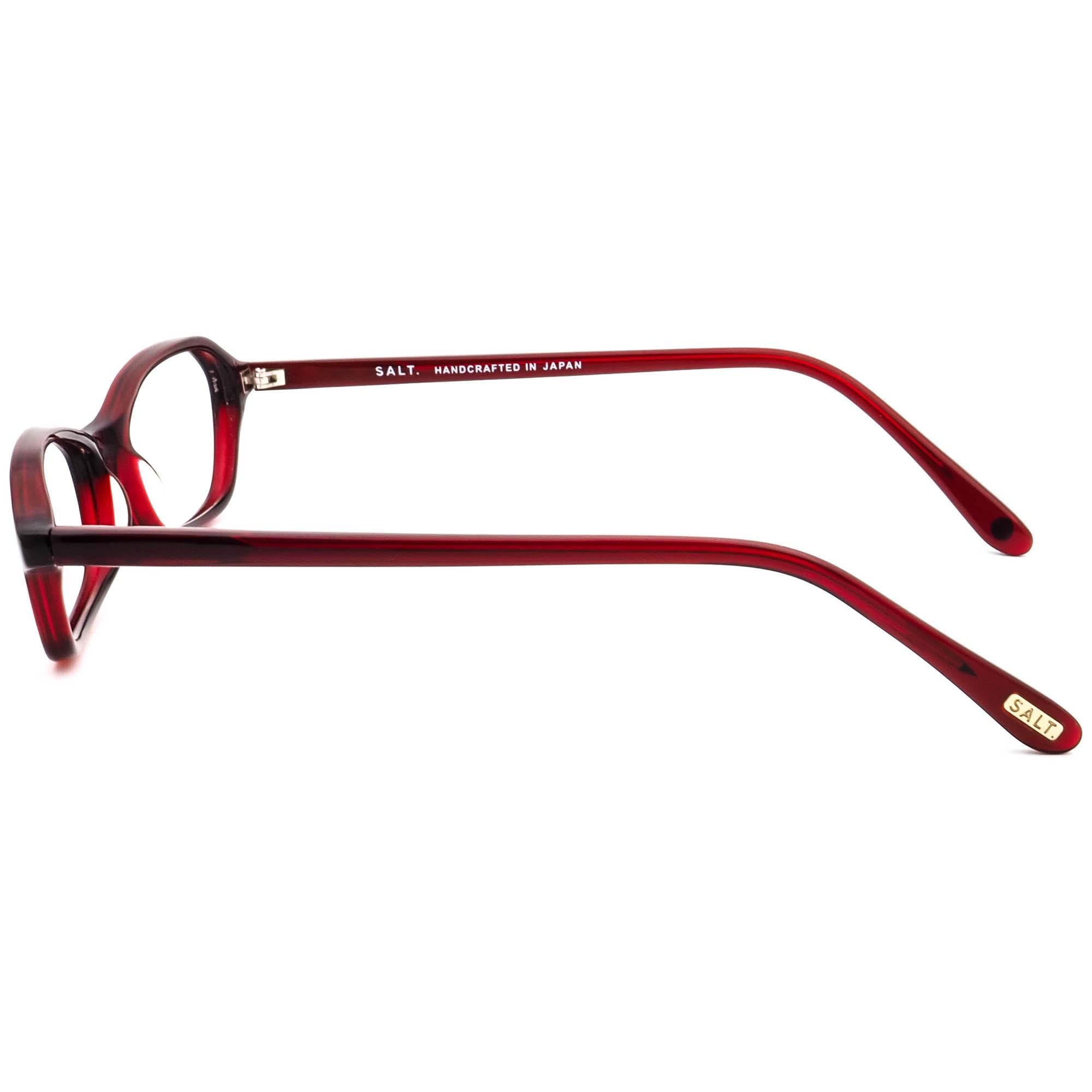 Salt. Women's Eyeglasses Lily MER Merlot Semi Cat Eye Frame Japan 49 ...