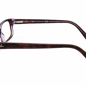 Ray Ban Eyeglasses RB 5187 2442 Tortoise/purple Rectangular Frame 5216 ...
