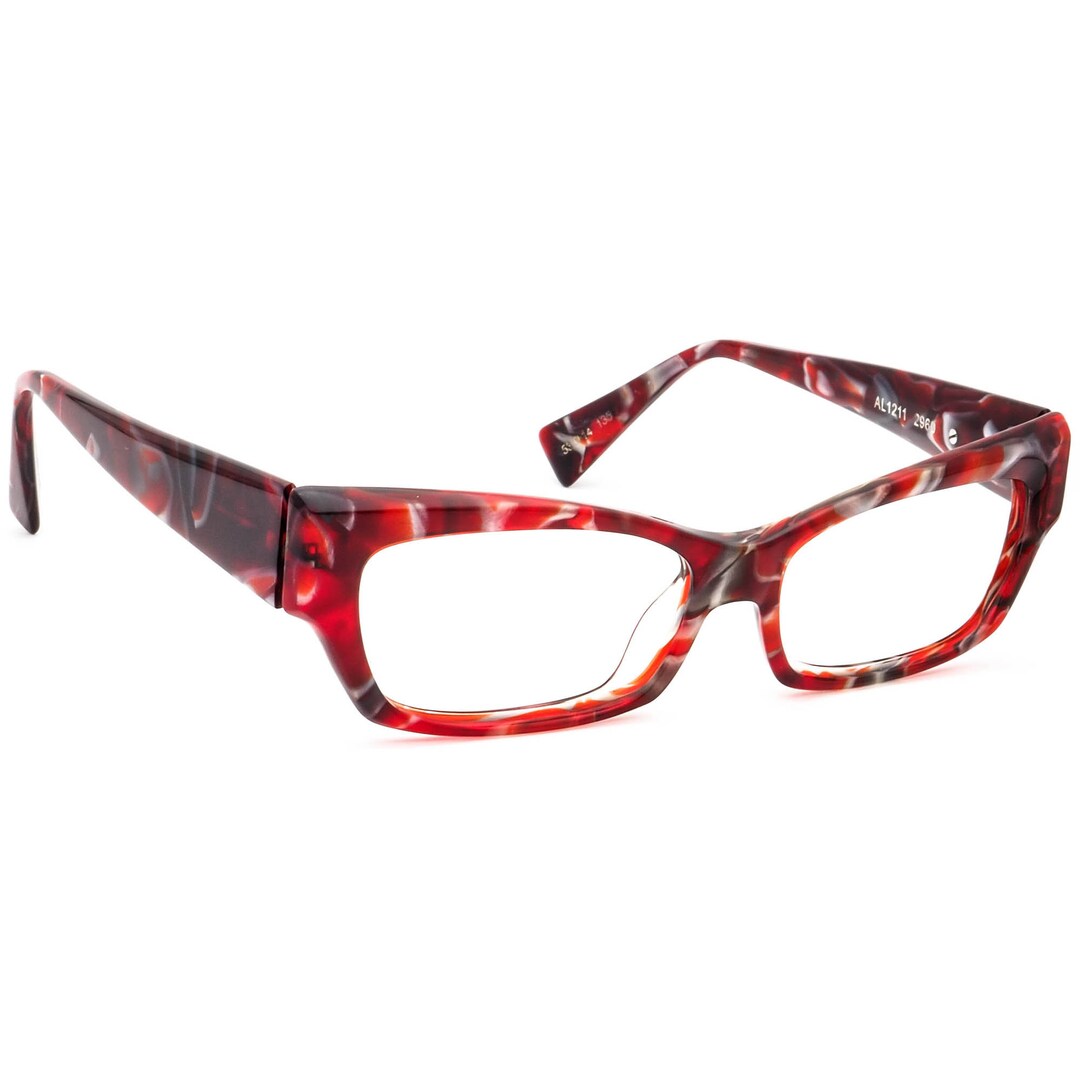 Alain Mikli Eyeglasses AL 1211 2960 Disguised Red Cat Eye Frame France ...