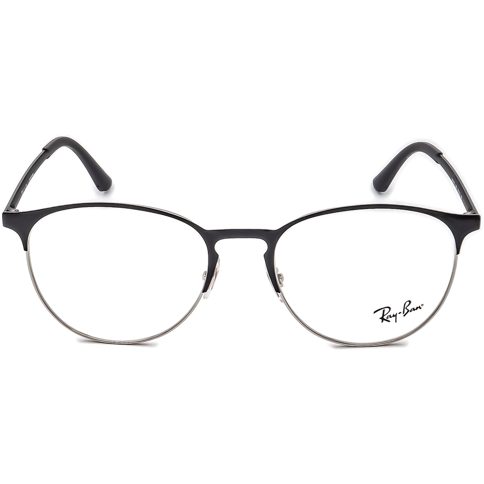 Ray-ban Eyeglasses RB 6375 2861 Black/silver Round Frame - Etsy