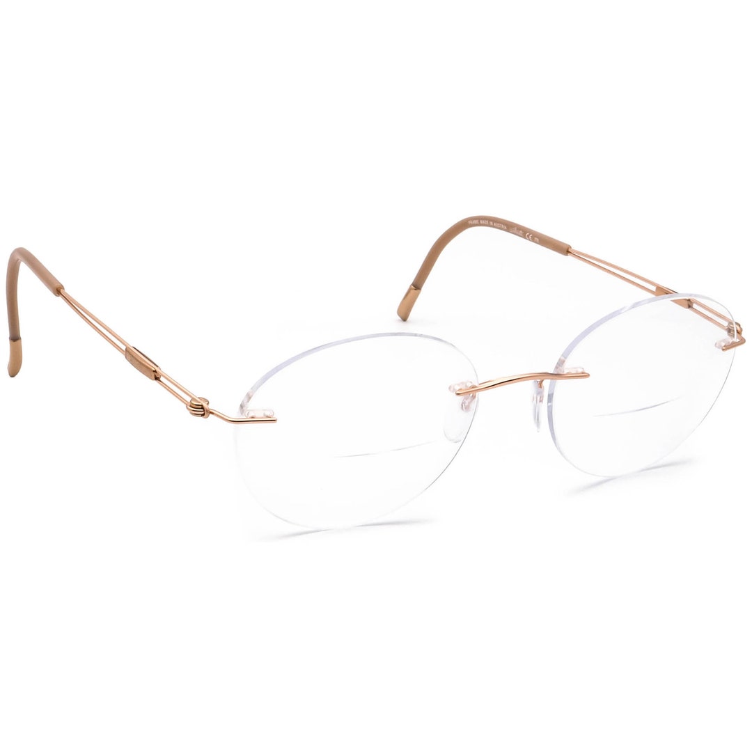 Silhouette Women's 5521 EU 3530 Titan Rose Gold Rimless Frame Austria ...