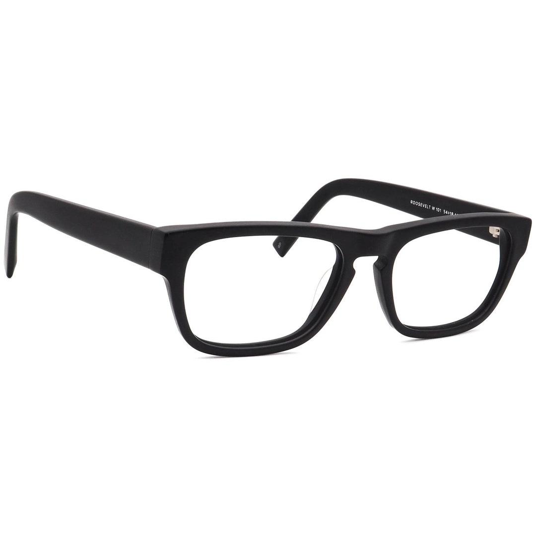 Warby Parker Men's Eyeglasses Roosevelt W 101 Matte Black - Etsy