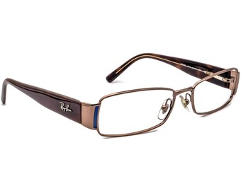 Ray-ban Eyeglasses RB 5169 5541 Brown/purple Horn Rectangular Frame ...