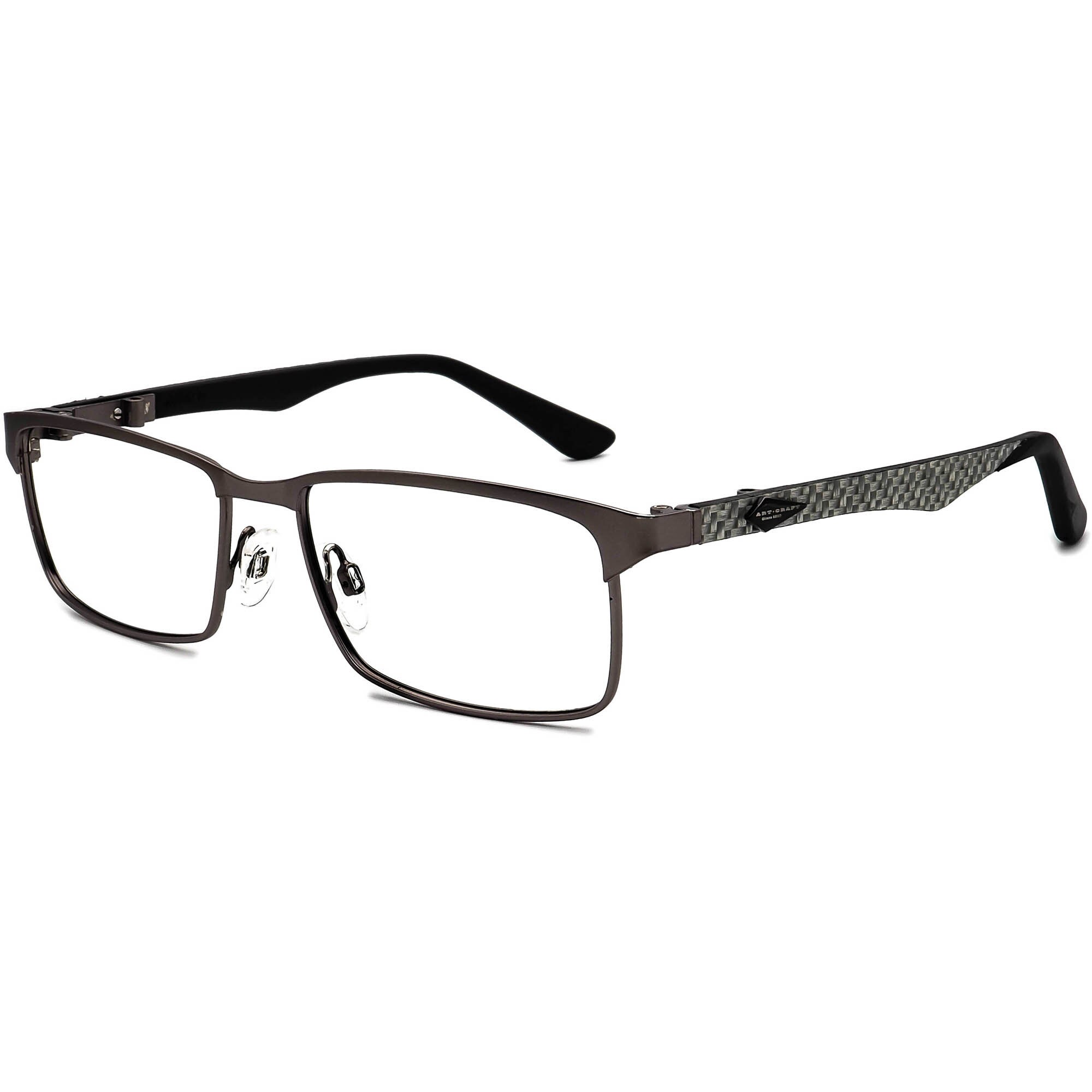 Artcraft Eyeglasses CSA Z94.3 Carbon Fiber Gunmetal Rectangular Frame ...