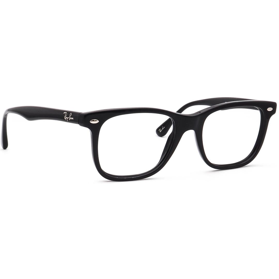 Ray-ban Eyeglasses RB 5248 2000 Polished Black Square Frame 51[]19 145 ...
