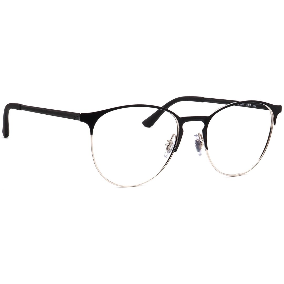 Ray-ban Eyeglasses RB 6375 2861 Black Phantos Frame 53[]18 145 - Etsy