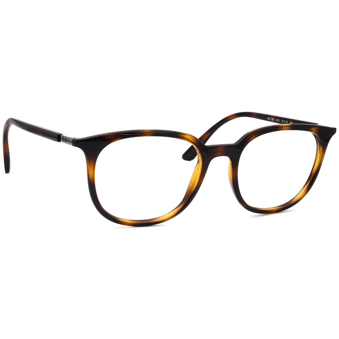 Ray-ban Eyeglasses RB 7190 2012 Polished Havana Square Frame 53[]19 145 ...