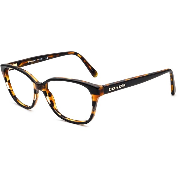 Coach Eyeglasses HC 6103 5443 Black Tort Glitr Varsit… - Gem