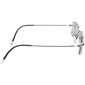 Silhouette Eyeglasses 5500 BH 9140 Dynamics Colorwave Black/clear ...