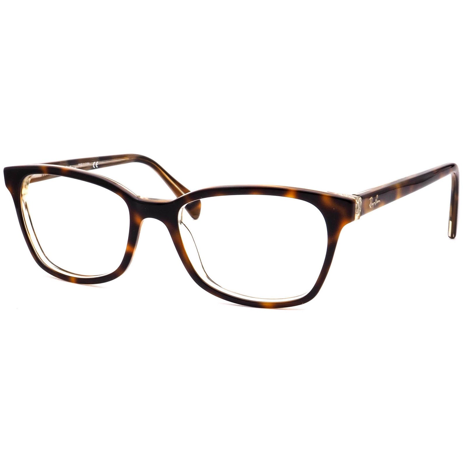 Ray-ban Women's Eyeglasses RB 5362 5913 Polished Dark Havana Semi ...