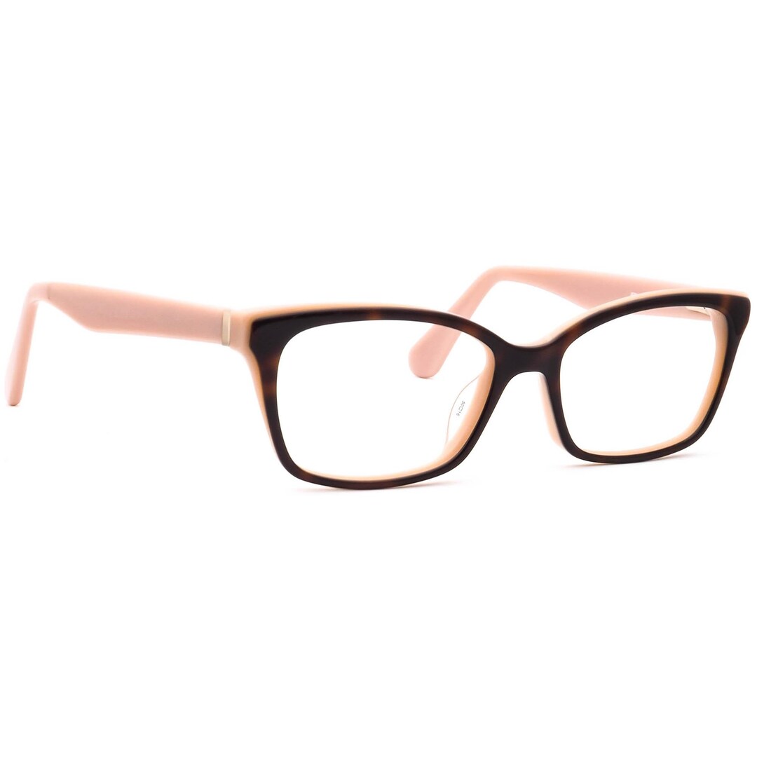 Kate Spade Women's Eyeglasses Jeri OO4 Dark Havana/pink Square Frame 50 ...