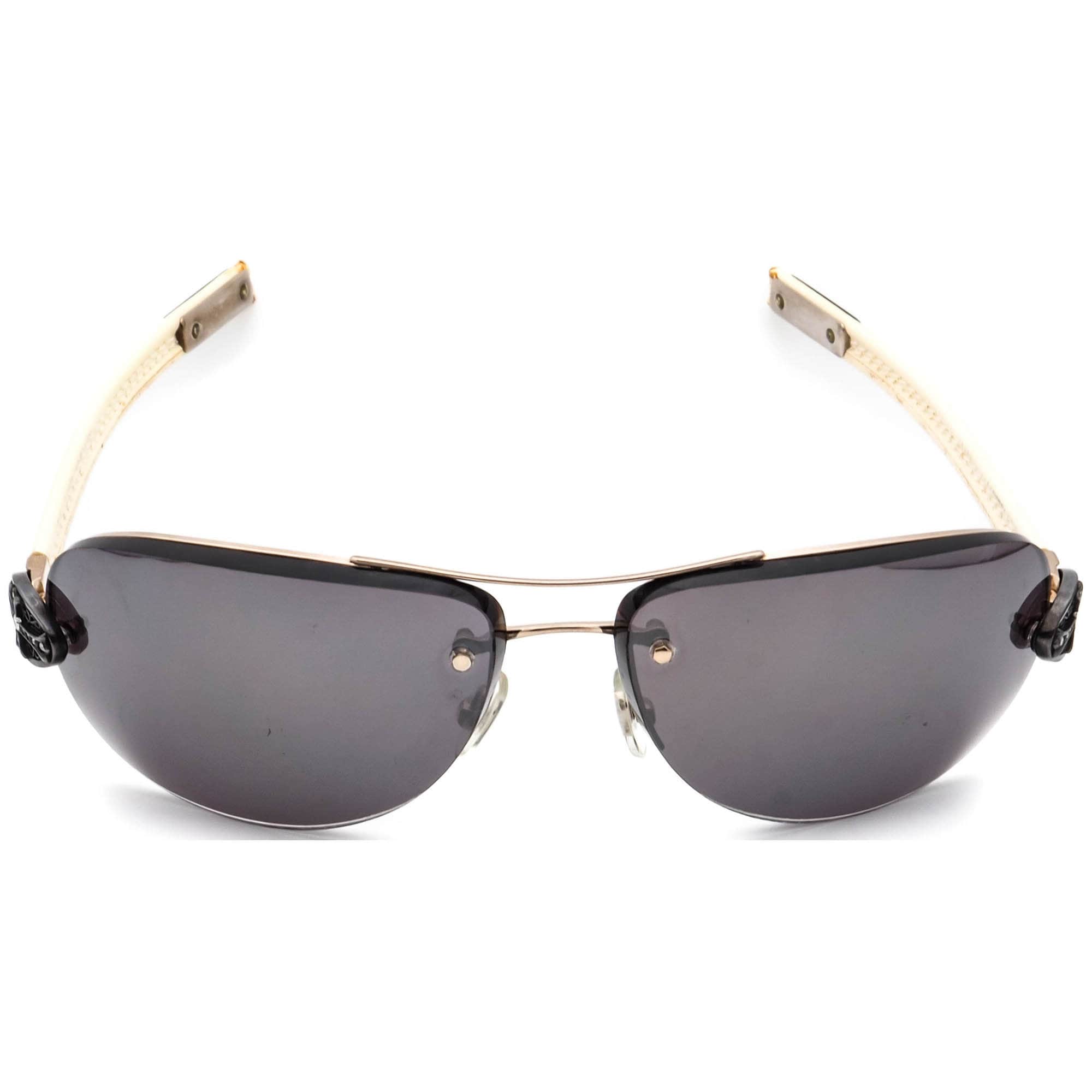 Chrome Hearts Rare Sunglasses “FRAME ONLY” Ivory Leather Chrome Hearts Rare Sunglasses “FRAME ONLY” Ivory Leather