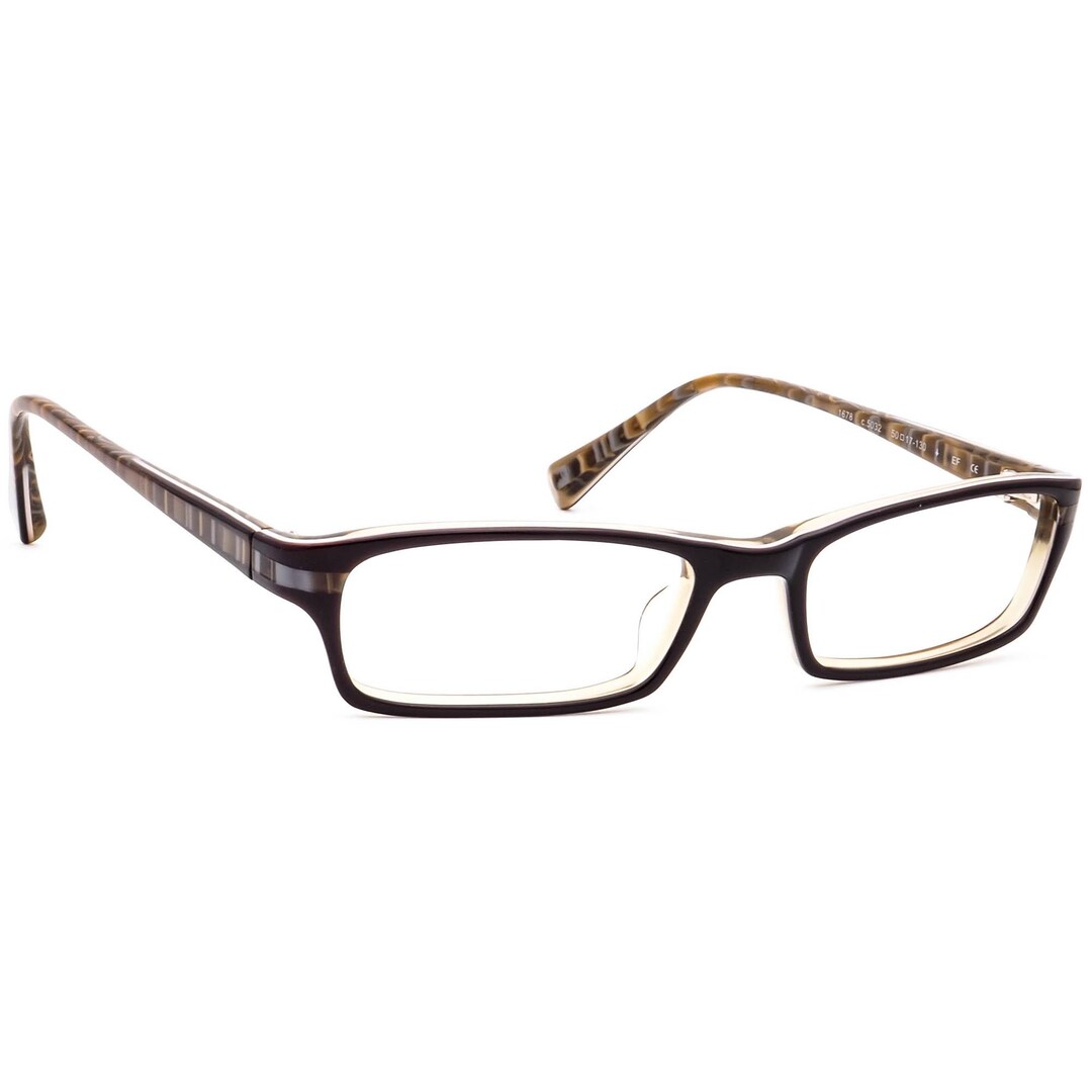 Prodesign Denmark Women's Eyeglasses 1678 C.5032 Dark Brown Rectangular ...