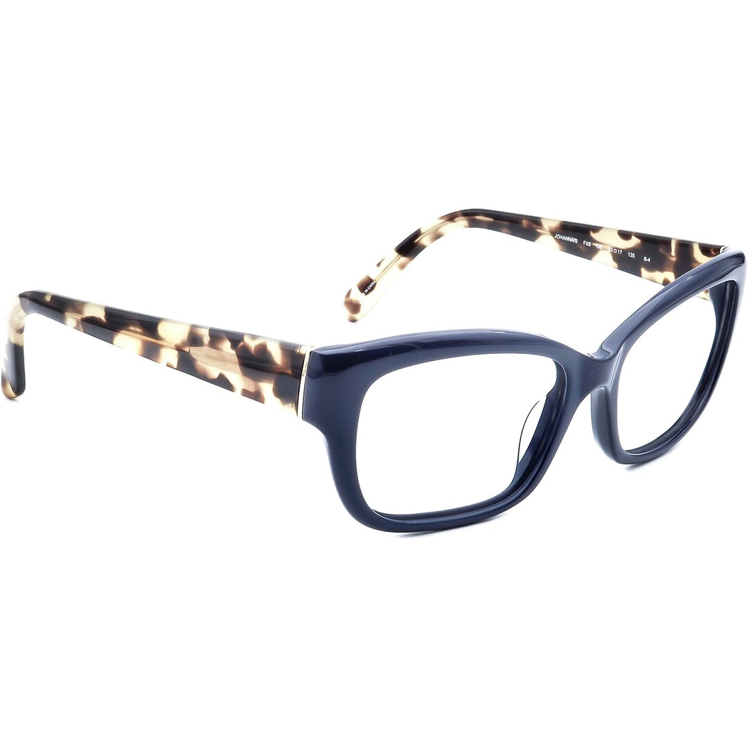 Kate Spade Sunglasses Frame Only Johanna/s FX8 Blue Tortoise Cat Eye 53 ...