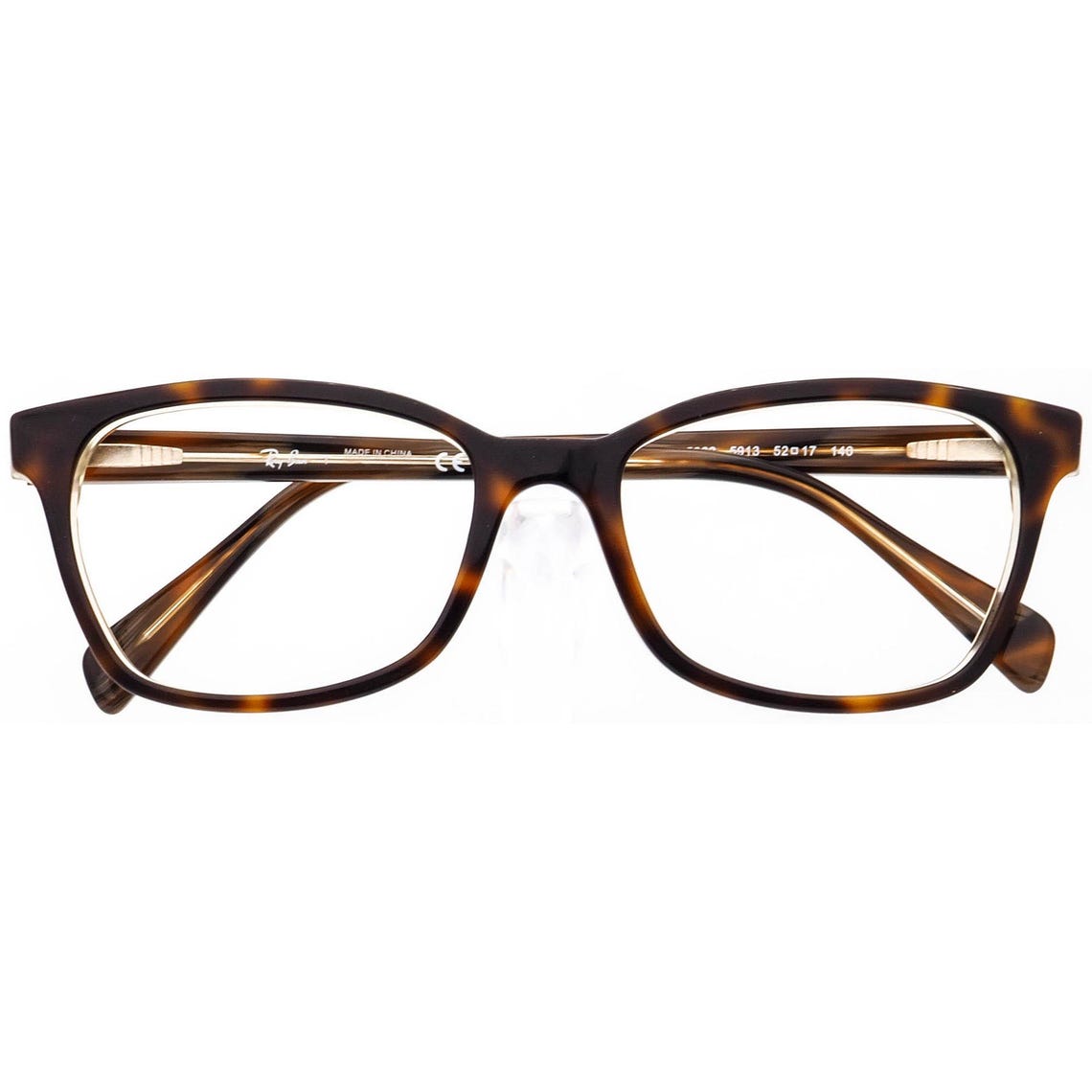 Ray-ban Women's Eyeglasses RB 5362 5913 Polished Dark Havana Semi ...