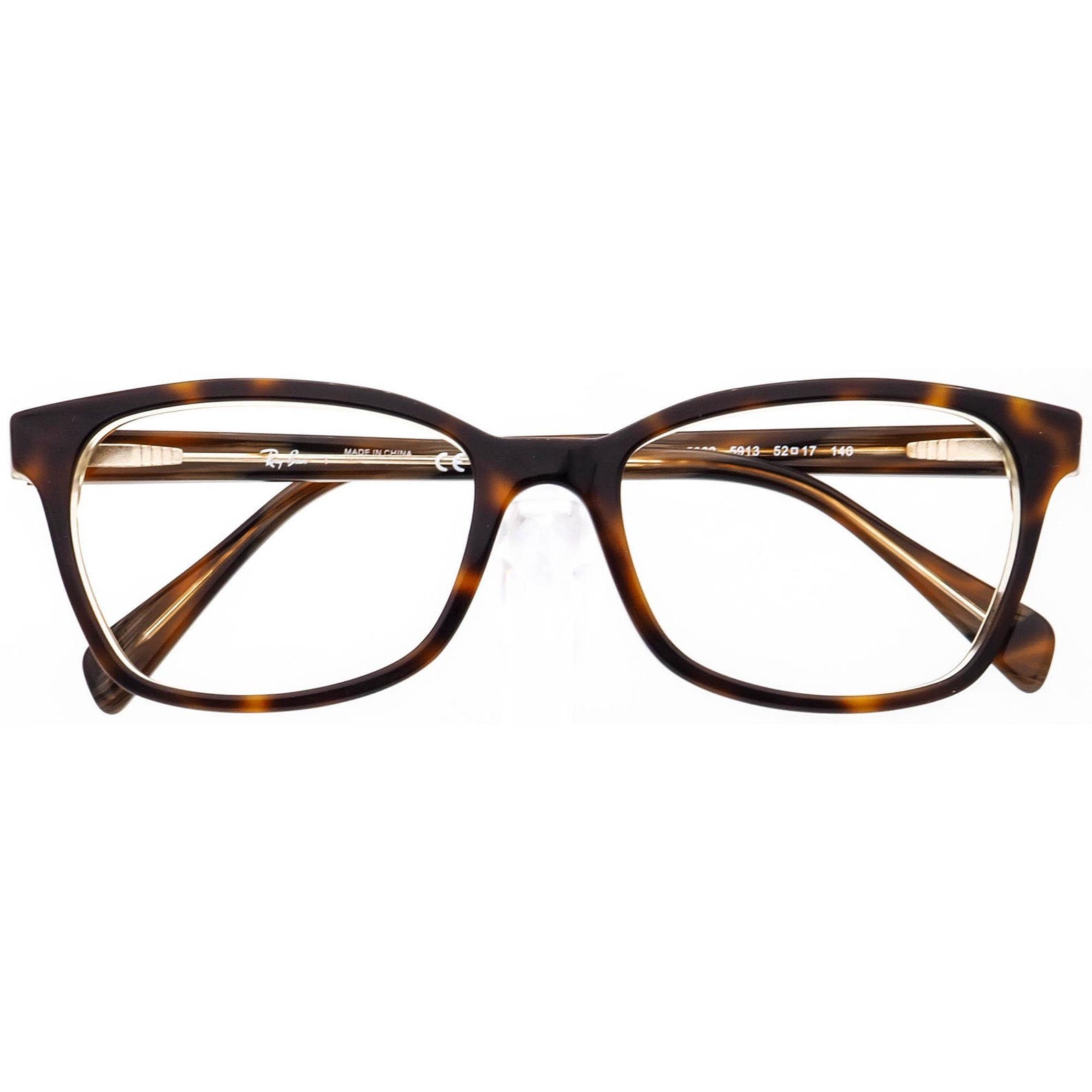 Ray-ban Women's Eyeglasses RB 5362 5913 Polished Dark Havana Semi ...
