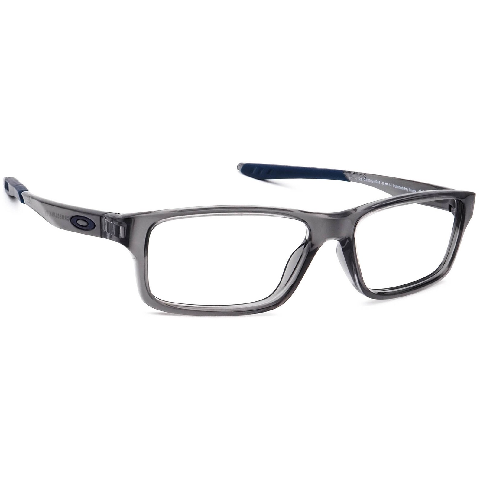 Oakley Kids' Eyeglasses OY8002-0249 Crosslink XS Polished Grey Smoke ...