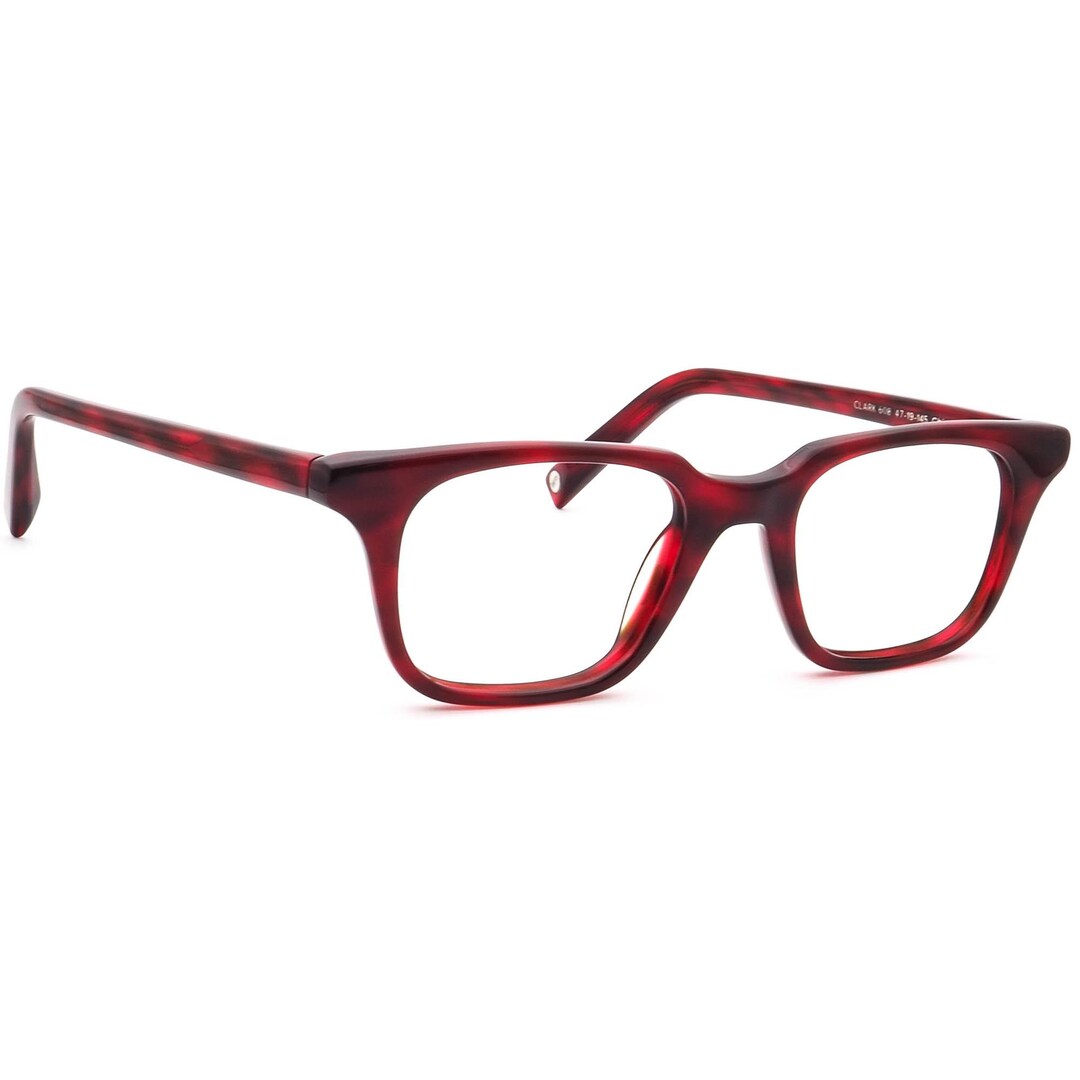 Warby Parker Eyeglasses Clark 608 Scarlet Tortoise Square Frame 47[]19 ...