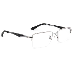 Ray-ban Eyeglasses RB 6285 2502 Silver Half Rim Frame 53[]18 140 - Etsy